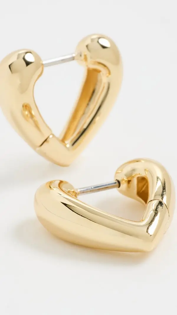 Gorjana Amour Heart Huggie Earrings