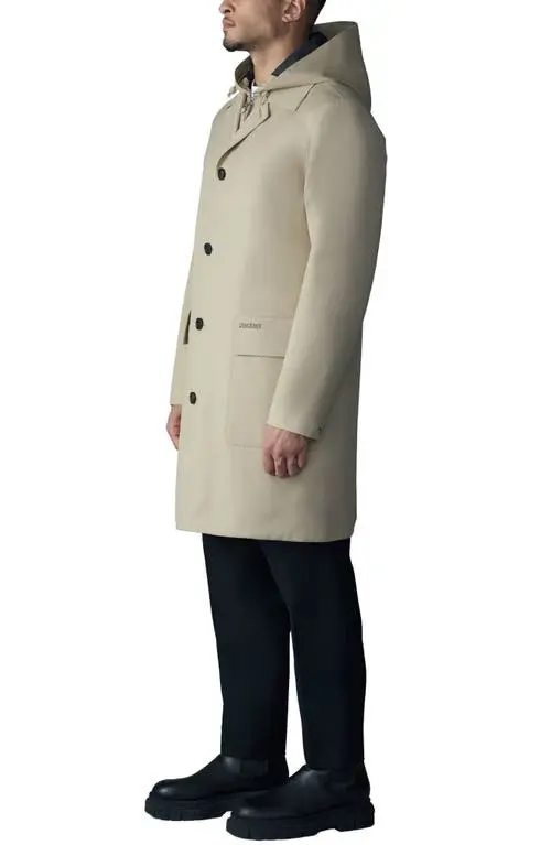 Mackage Mathias 3-in-1 Twill Balmacaan Coat - Light Camel