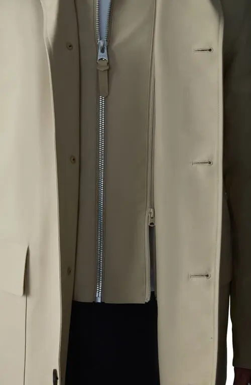 Mackage Mathias 3-in-1 Twill Balmacaan Coat - Light Camel