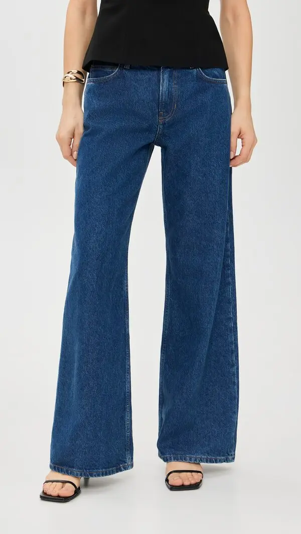 Reformation Cary Low Rise Wide Leg Jeans Cleary Editorialist
