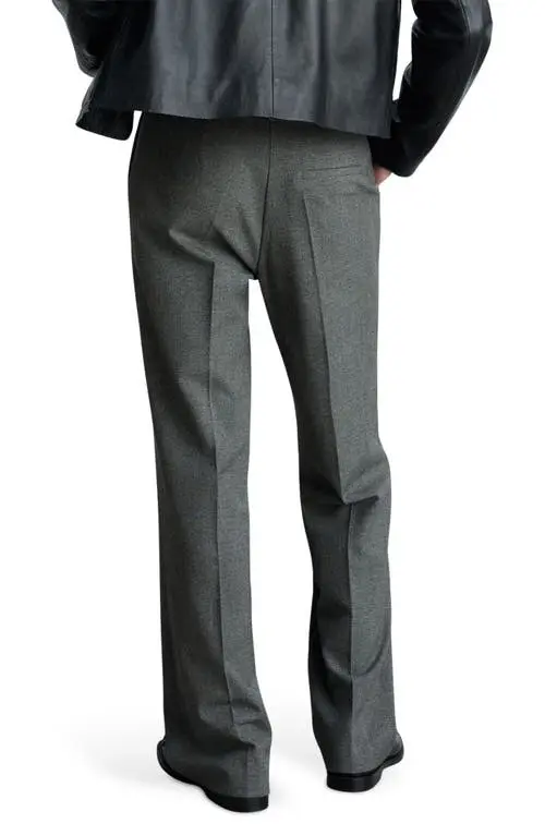 Mango Carlos Straight Leg Trousers - Grey