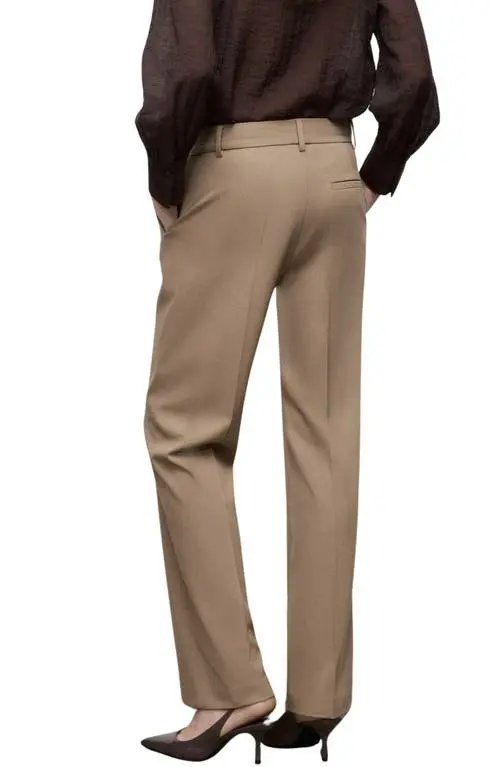 Mango Carlos Straight Leg Trousers
