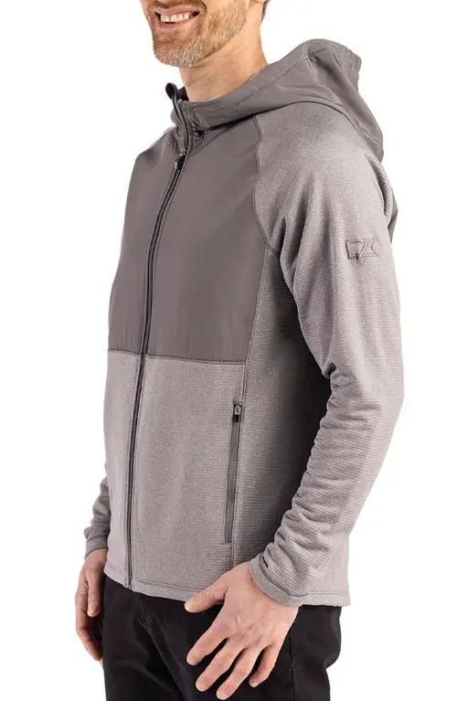 Cutter & Buck Peshastin Fleece Hybrid Jacket - Elemental Grey Heather