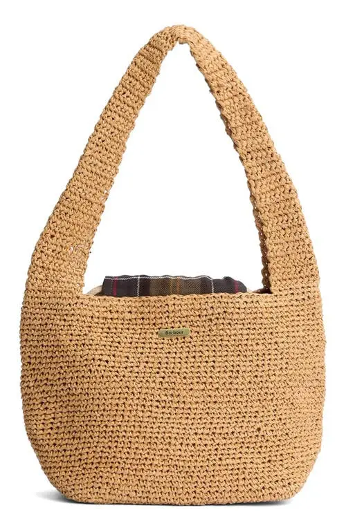Barbour Lily Crochet Mini Tote - Natural