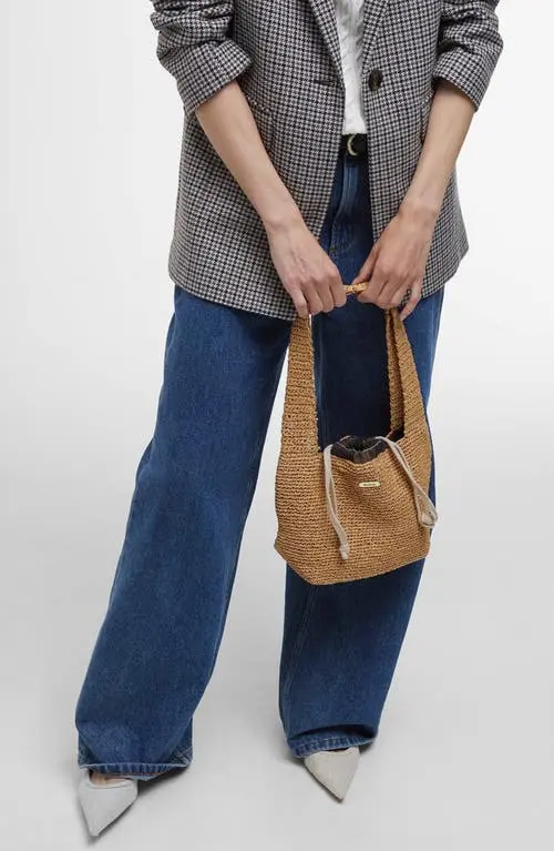 Barbour Lily Crochet Mini Tote - Natural