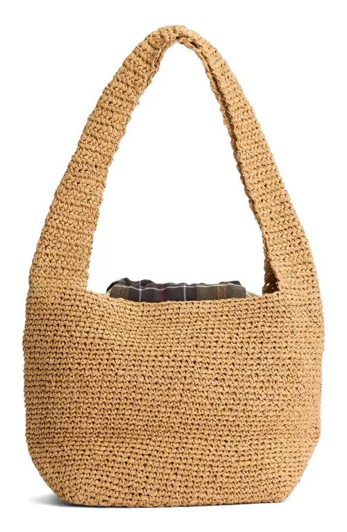 Barbour Lily Crochet Mini Tote - Natural