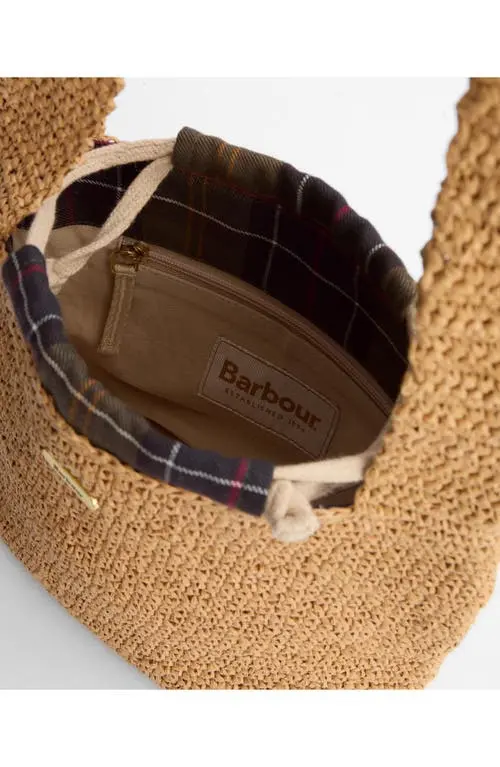 Barbour Lily Crochet Mini Tote - Natural