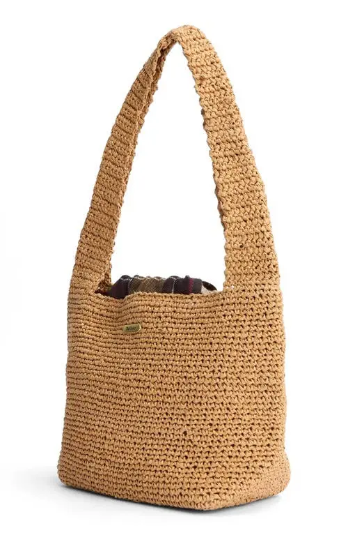 Barbour Lily Crochet Mini Tote - Natural