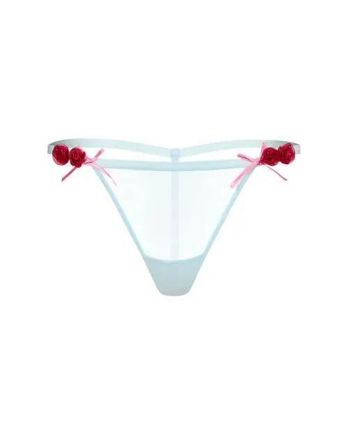 ADORE ME Rosamund G-string Panties - Floral Blue