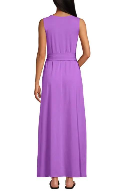chinese dress ladies Cotton Button Front Smocked Sleeveless Maxi Dress – The Creamery main image 0