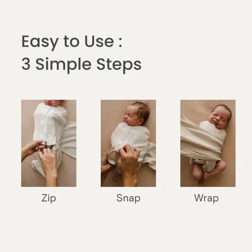 EMBE Baby Swaddle Wrap - Chai