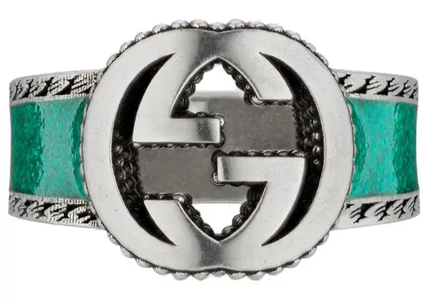 Gucci Ring With Interlocking G - Silver