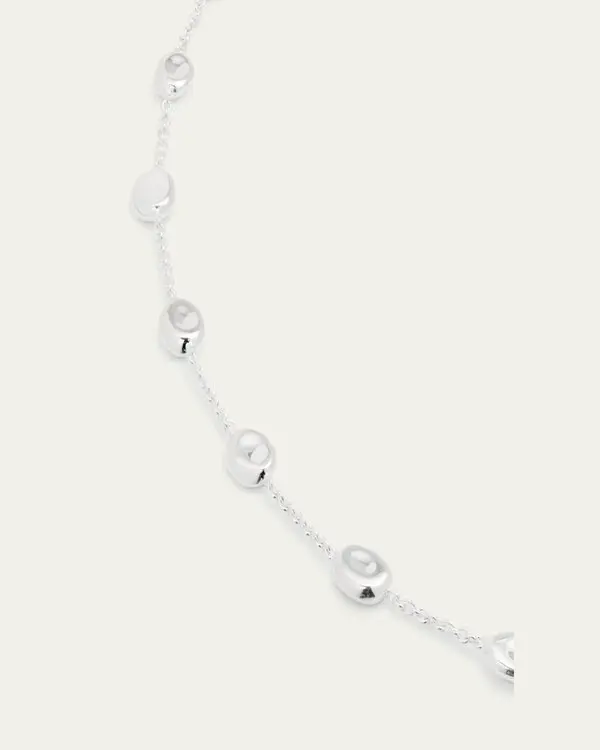 Ippolita Sterling Mini Hammered Bastille Link Necklace