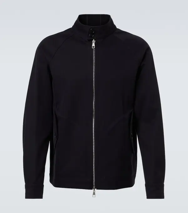 Dunhill Reversible Cotton Harrington Jacket - Blue