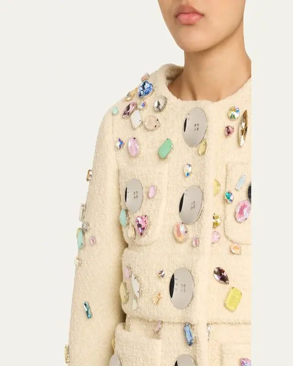 Marc Jacobs Swarovski Mini Wool Bell Skirt