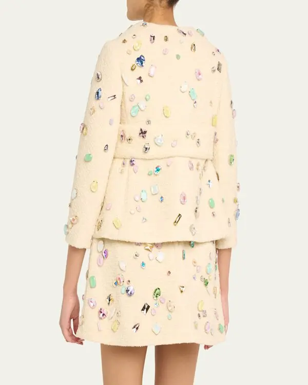 Marc Jacobs Swarovski Mini Wool Bell Skirt