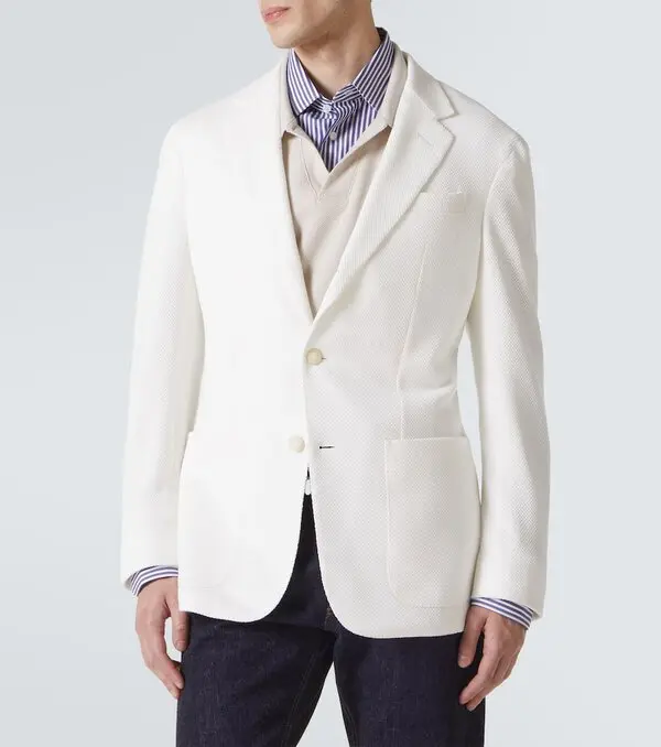 Dunhill Cotton Piqué Blazer