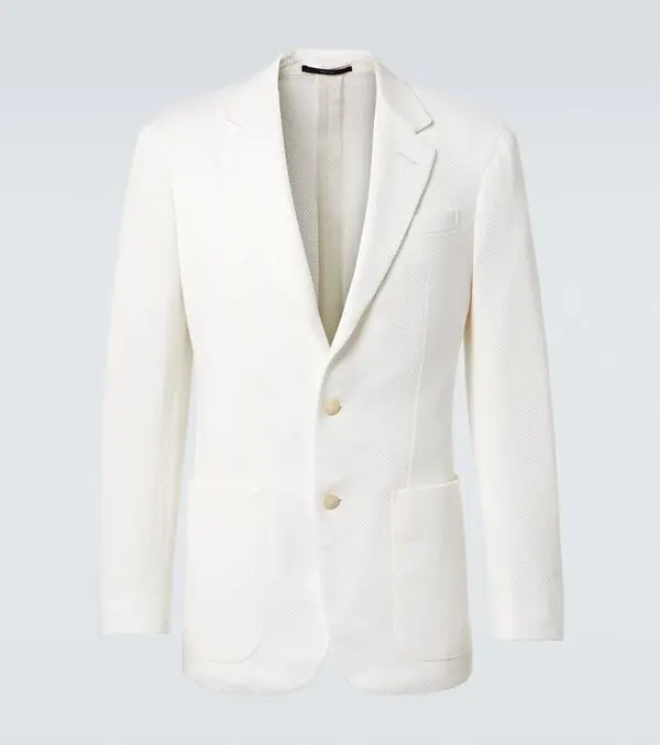 Dunhill Cotton Piqué Blazer
