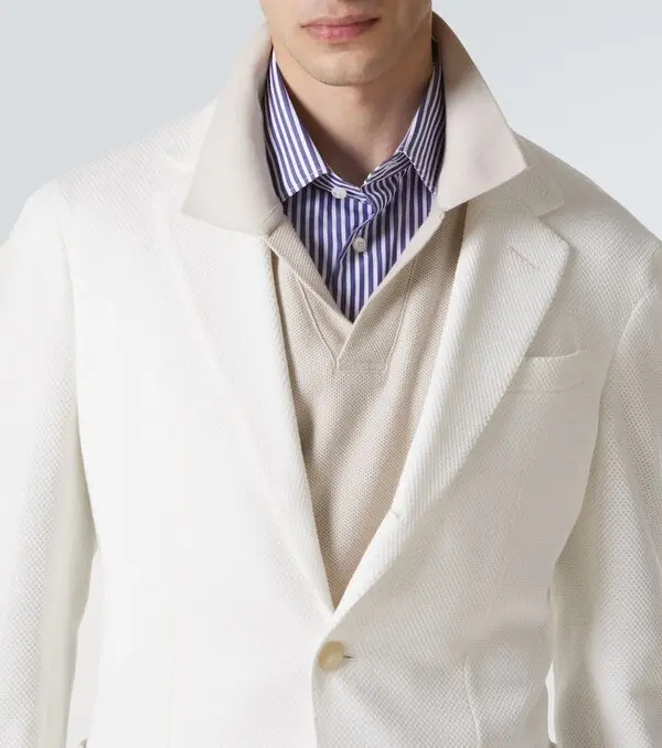 Dunhill Cotton Piqué Blazer