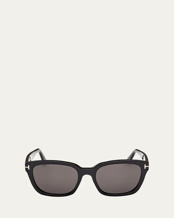 TOM FORD Haylay Rectangle Sunglasses - Sblksmk