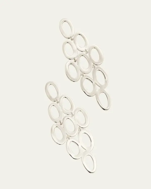 Ippolita Sterling Open Oval Cascade Earrings