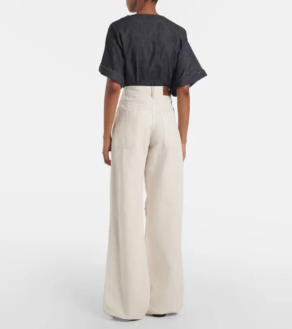 Brunello Cucinelli Wide-leg Jeans