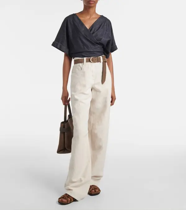 Brunello Cucinelli Cotton T-shirt - Blue
