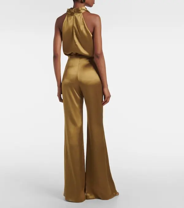 Galvan Atruvia Wide-leg Pants - Green