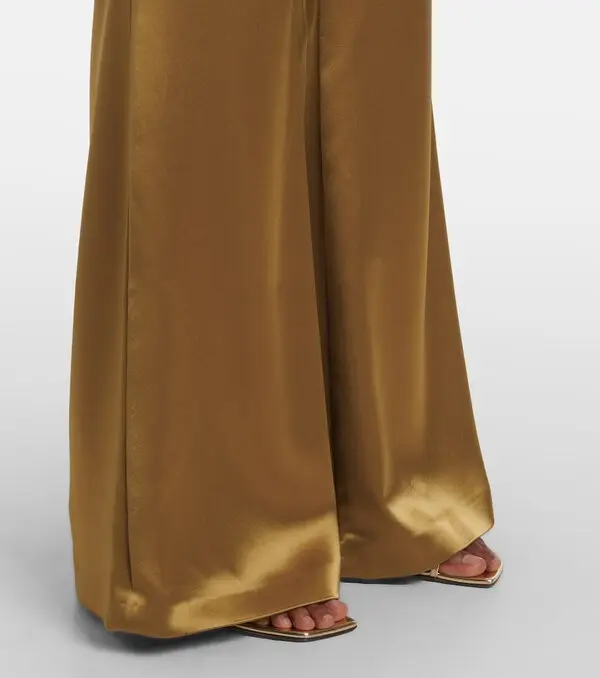 Galvan Atruvia Wide-leg Pants - Green