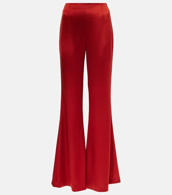 Galvan Atruvia Wide-leg Pants - Red