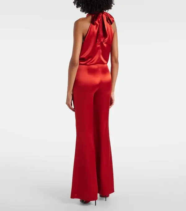 Galvan Atruvia Wide-leg Pants - Red
