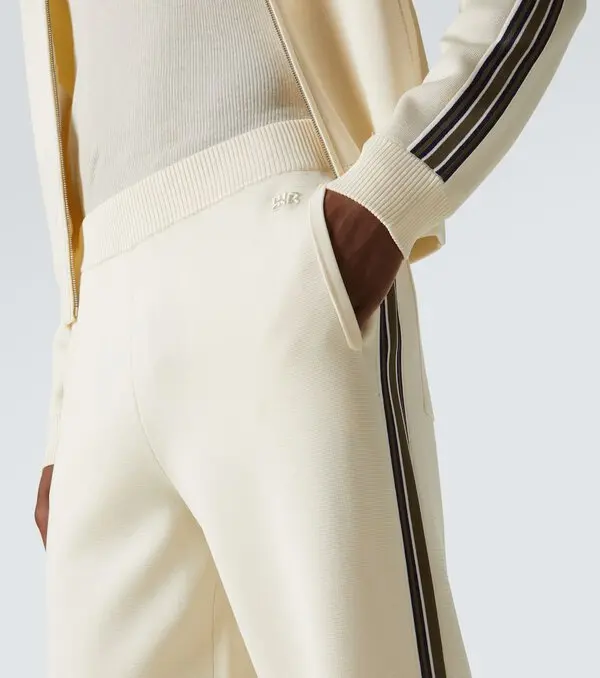 WALES BONNER Tide Track Pants - White