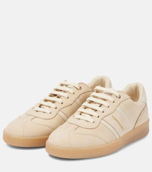 FERRAGAMO Achille 1 Leather Sneakers