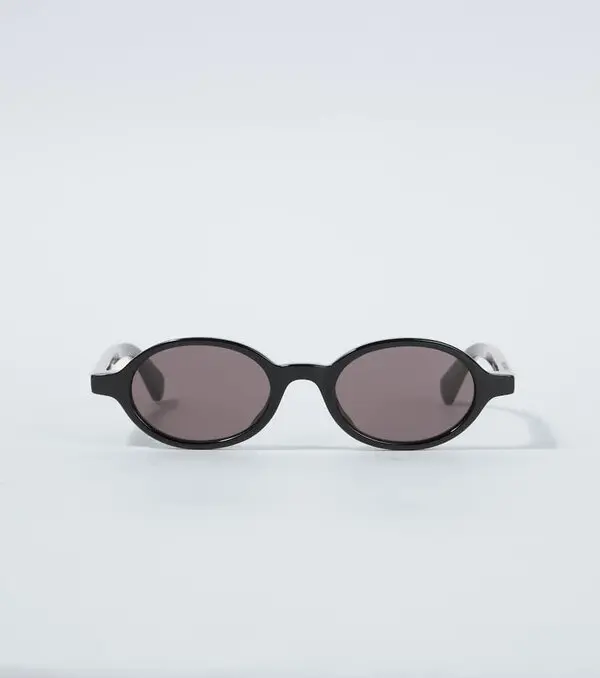 Bottega Veneta Oval Sunglasses - Black