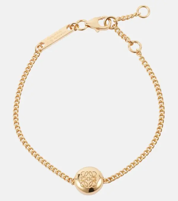 Loewe Pebble Sterling Silver Bracelet - Gold
