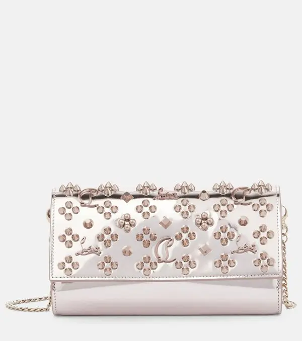 CHRISTIAN LOUBOUTIN - Christian Louboutin Paloma Leather Clutch