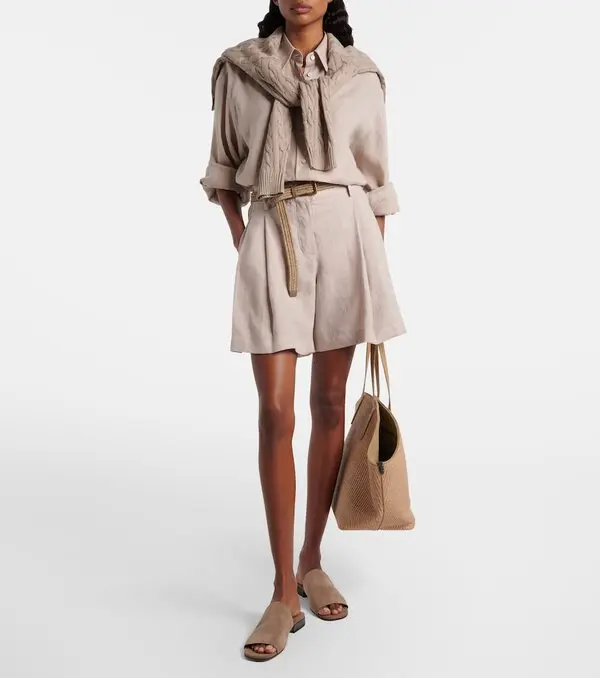 Brunello Cucinelli Suede Sandals