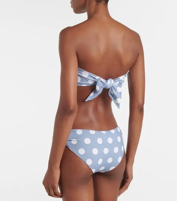 Marysia Coronada Polka-dot Bikini Bottom - Blue