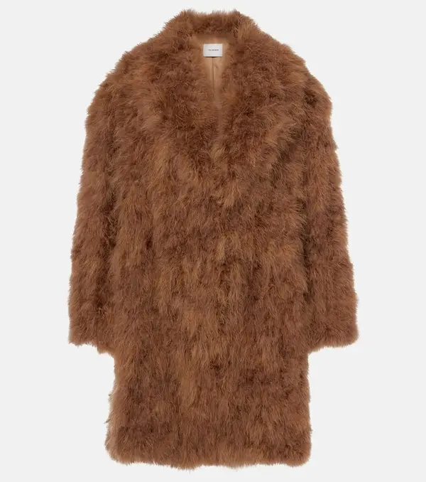 YVES SALOMON Feather Coat