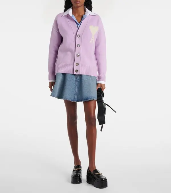 AMI Paris De Cœur Wool Sweater
