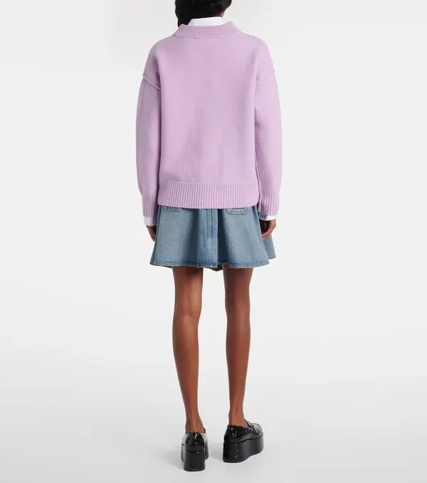 AMI Paris De Cœur Wool Sweater