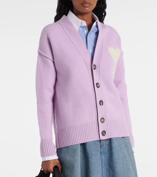 AMI Paris De Cœur Wool Sweater
