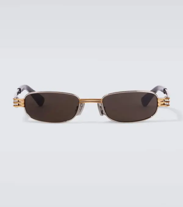 Bottega Veneta Bolt Rectangle Sunglasses