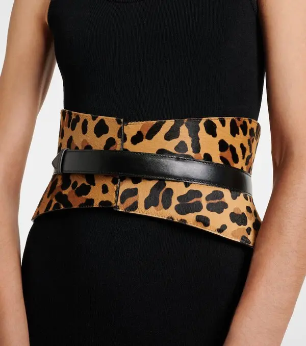 Alaïa Neo Bustier Calf Hair Corset