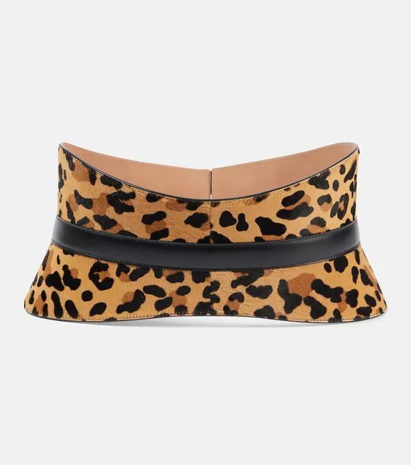 Alaïa Neo Bustier Calf Hair Corset