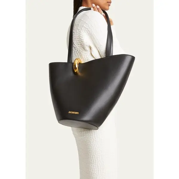 Jacquemus Leather Tote Bag