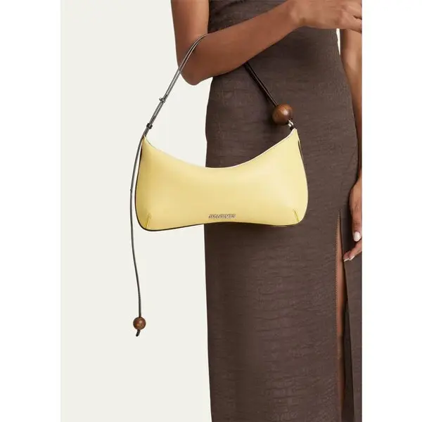 Jacquemus Leather Shoulder Bag - Yellow