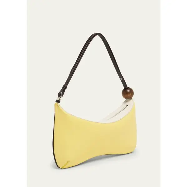 Jacquemus Leather Shoulder Bag - Yellow