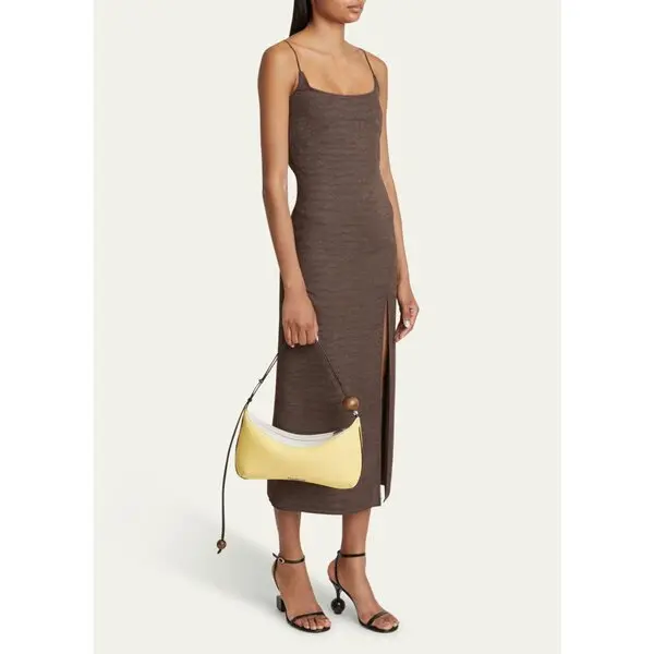 Jacquemus Leather Shoulder Bag - Yellow