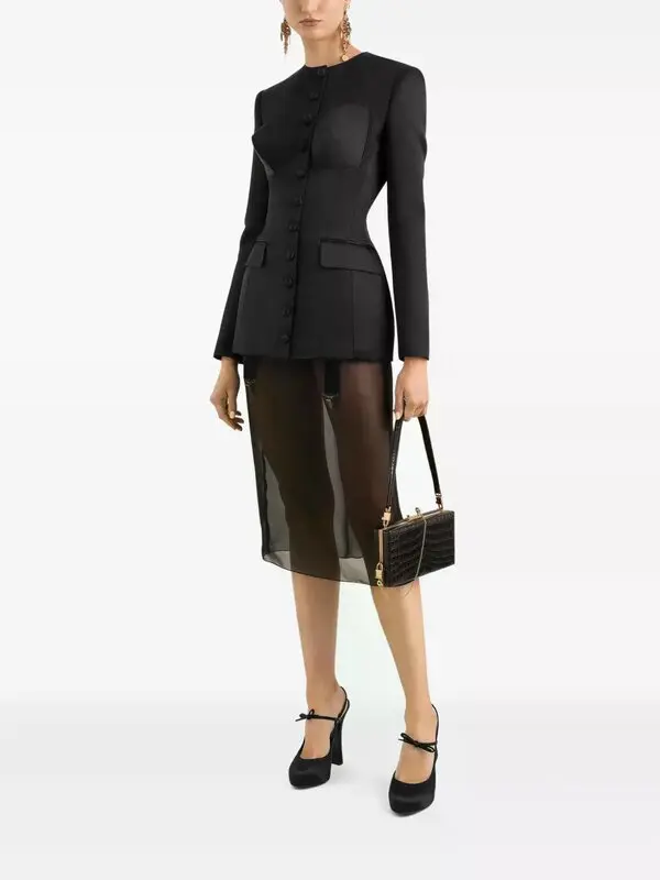 Dolce & Gabbana Chiffon Midi Skirt